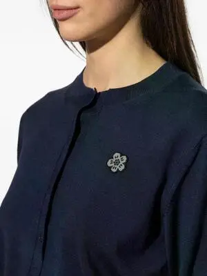 Kenzo Boke Flower Embroidered Cardigan