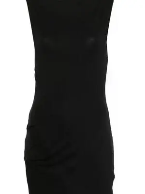 ENTIRE STUDIOS Draped Sleeveless Maxi Dress - Black