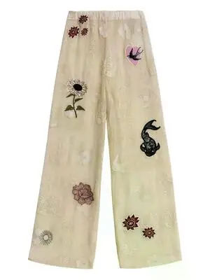 Agua Bendita Floral Pants For Women