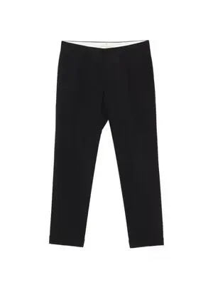 BRIGLIA 1949 Pleated Cuffed Trousers - Black