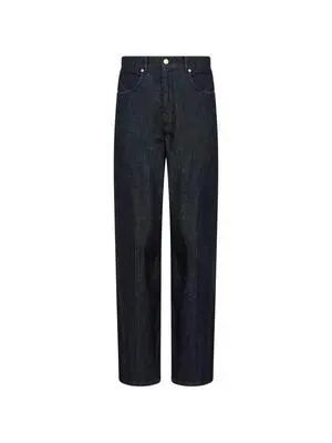 Max Mara Logo-patch Five-pocket Jeans