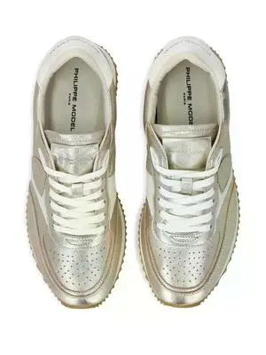 Philippe Model Blville Perforated Low Top Sneakers