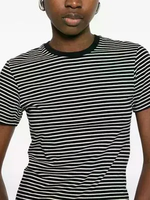 NILI LOTAN Striped T-shirt - Black