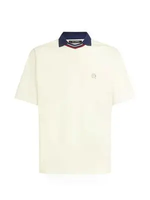 Karl Lagerfeld Collared V-neck Ikon T-shirt