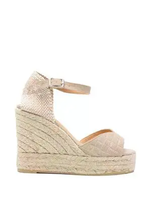 CastaÑer Blaudi Buckle-strap Espadrilles - Gold