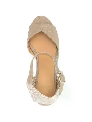 CastaÑer Blaudi Buckle-strap Espadrilles - Gold