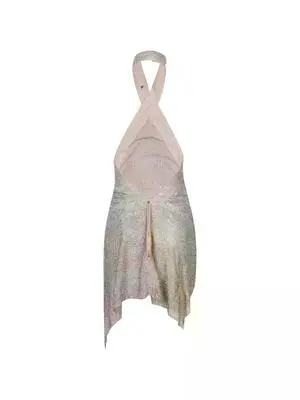 POSTER GIRL Halterneck Asymmetric Dress