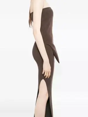 Rick Owens Asymmetric Bustier Dress