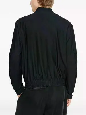 Giorgio Armani Logo-embroidered Bomber Jacket