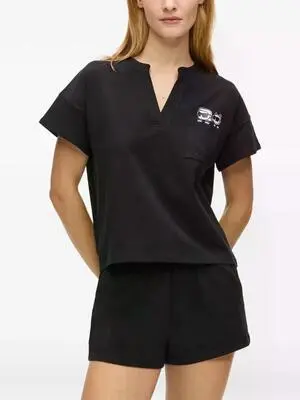Karl Lagerfeld Ikon Short Pyjama Set - Black