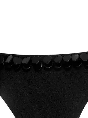 Agua Bendita Tammy Embellished Tie-side Bikini Bottom