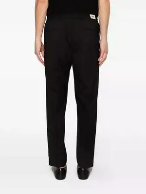 BRIGLIA 1949 Wimbledons Drawstring Trousers - Black