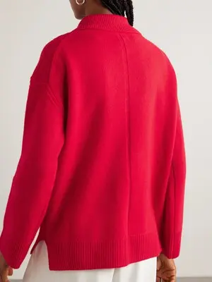LA LIGNE Orson Cashmere Polo Sweater