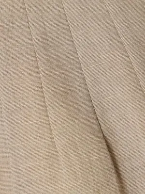 Staud Magpie Dupioni Shorts - Neutrals
