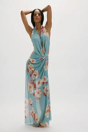 Bec & Bridge Calliope Drape Maxi Dress