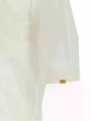 Elisabetta Franchi Ribbed Bra And Polo Shirt Set