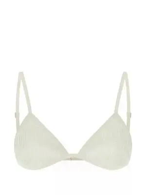Elisabetta Franchi Ribbed Bra And Polo Shirt Set