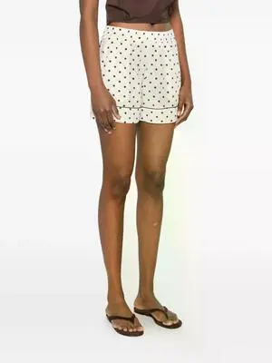 P.a.r.o.s.h Polka Dot Trim Shorts