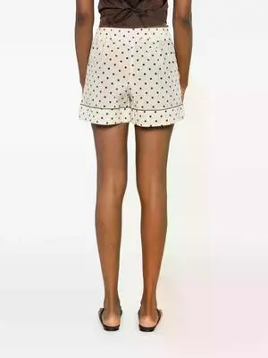 P.a.r.o.s.h Polka Dot Trim Shorts