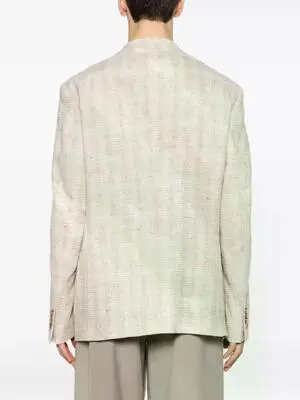 Etro Button-up Blazer - Neutrals