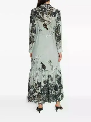 Munthe Bernadette Floral Print Tiered Maxi Dress