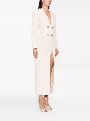 SIMONA CORSELLINI Embellished Split Dress