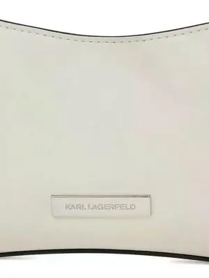Karl Lagerfeld Mini Ikon Shoulder Bag - Neutrals