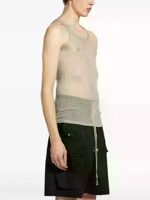 Rick Owens Knitted Tank Top - Neutrals