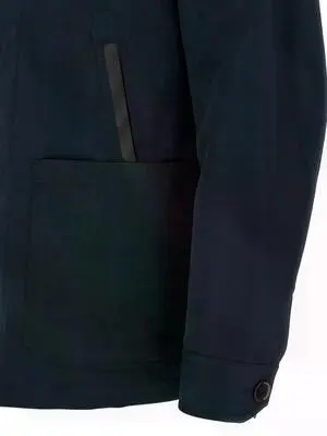 Brioni Button Leather Pocket Jacket
