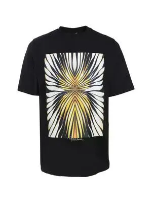 Roberto Cavalli Graphic-print T-shirt - Black