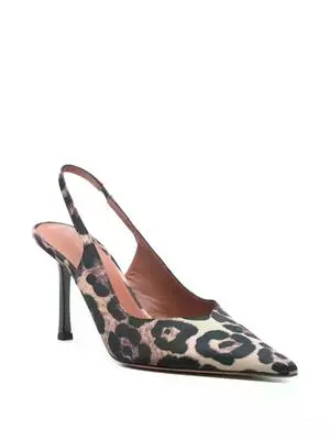 CASTAGNA Darya Animal-print Slingback Pumps