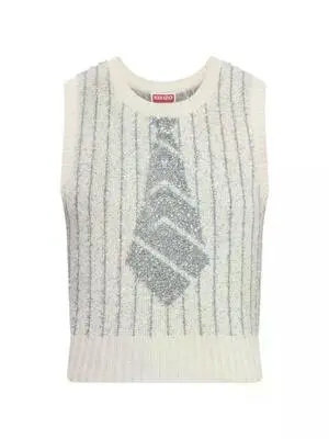 Kenzo Lurex Knitted Vest