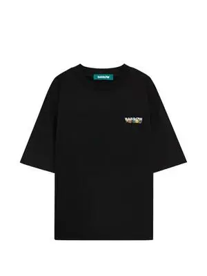 BARROW Graphic Crewneck T-shirt - Black