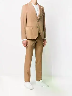 MANUEL RITZ Striped Single-breasted Suit
