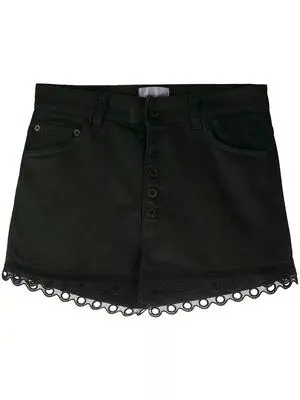 DONDUP Denim Eyelet Shorts