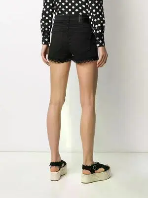 DONDUP Denim Eyelet Shorts