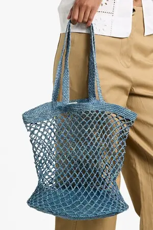 ALEX MILL Fisherman Raffia Tote