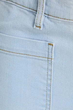 FRAME Anchor Cropped High-rise Wide-leg Jeans