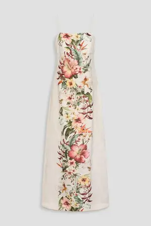 Floral Print Linen Dresses