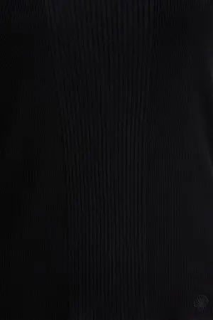Loulou De Saison Avalyn Ribbed Cotton-jersey Top - Black