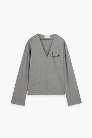 Loulou De Saison Oreca Wool-twill Blouse