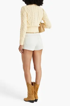 Zimmermann Cable-knit Cotton Sweater