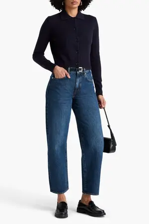 FRAME Low Slung Barrel-leg Jeans