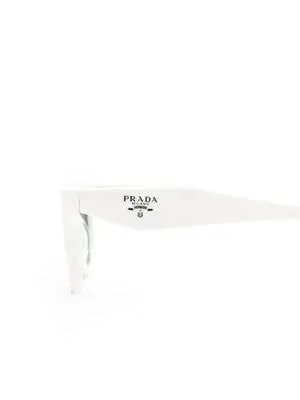 Prada Rectangle-frame Sunglasses - White