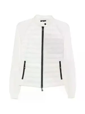 Moncler Zipped Panelled Jacket - White