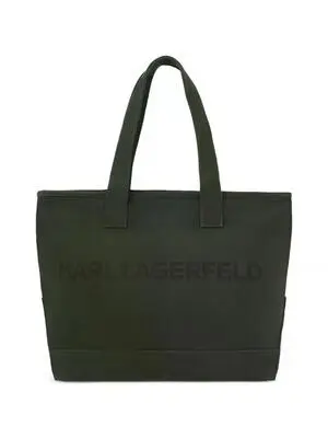 Karl Lagerfeld Logo-detail Tote Bag - Green