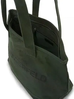 Karl Lagerfeld Logo-detail Tote Bag - Green