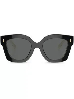 Tory Burch Miller Pushed Square-shape Sunglasses - Black