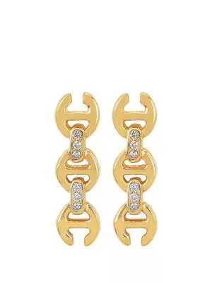 Hoorsenbuhs Diamond Charm Earrings - Gold