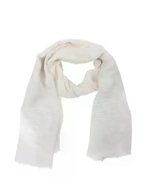 Peserico Fringed-edge Scarf - Neutrals